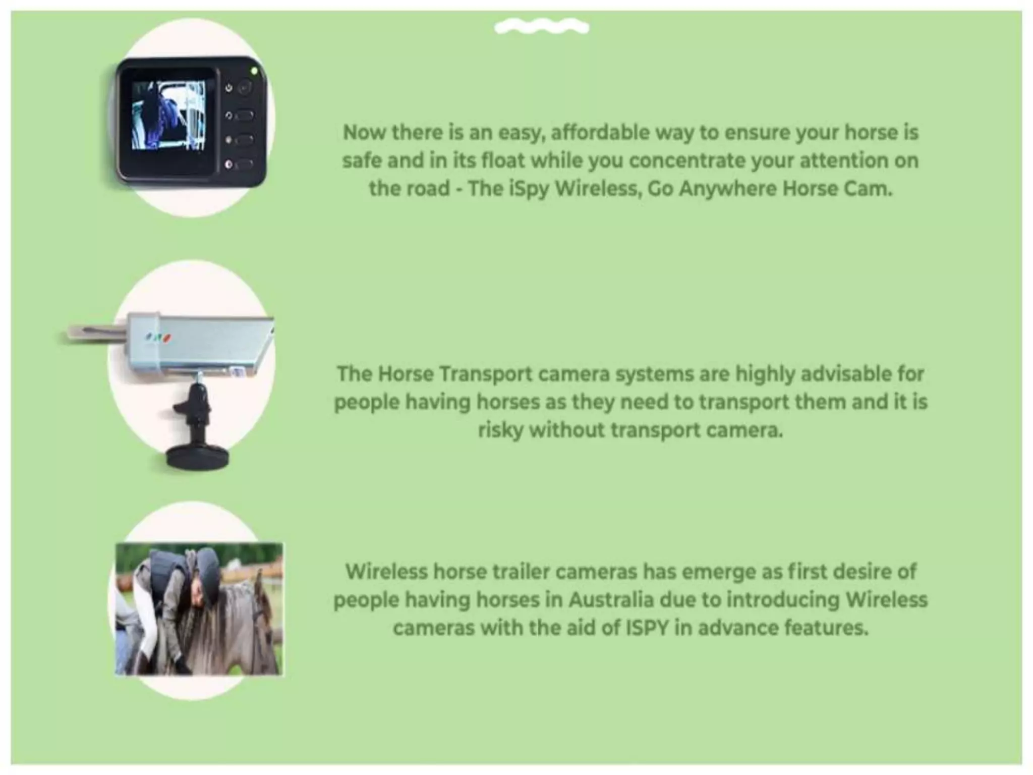 ISPY Wireless Horse Float Camera | PPT