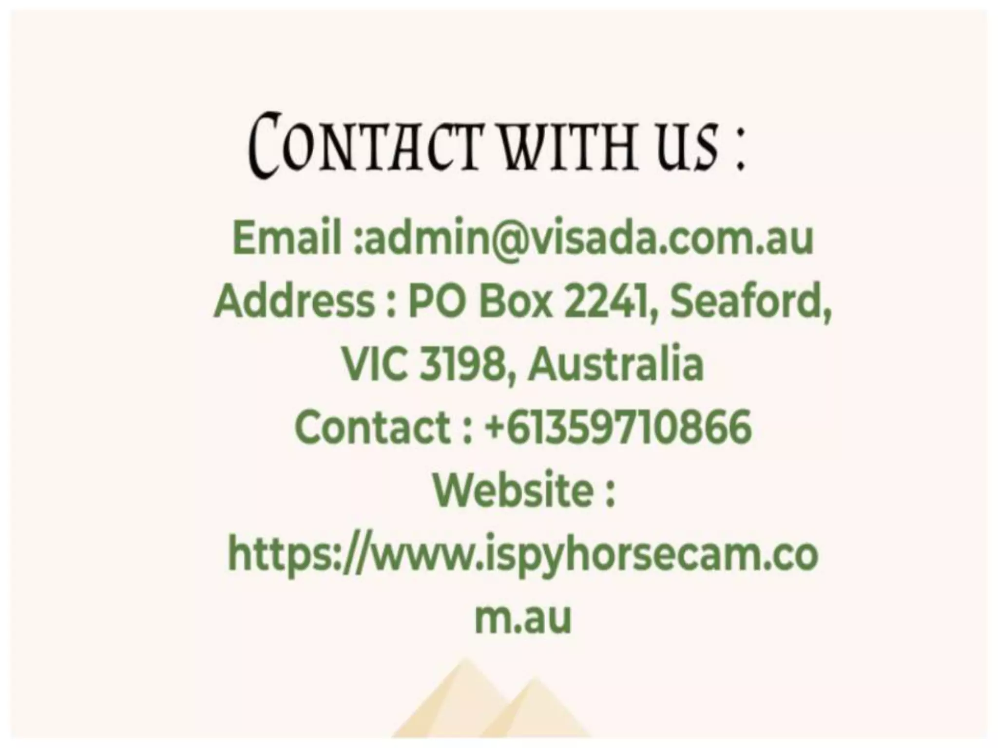 ISPY Wireless Horse Float Camera | PPTX
