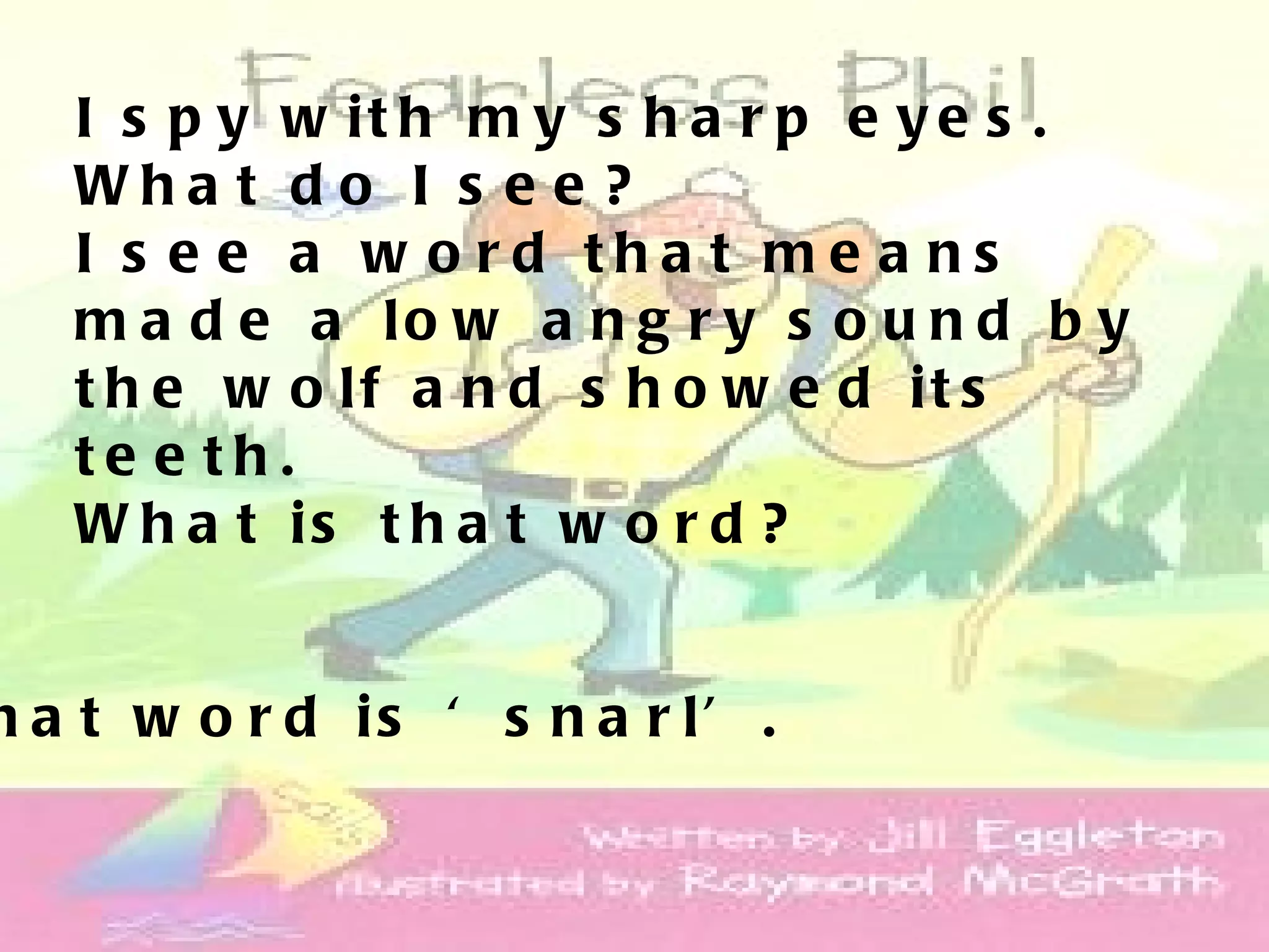 I spy (fearless phil) | PPT