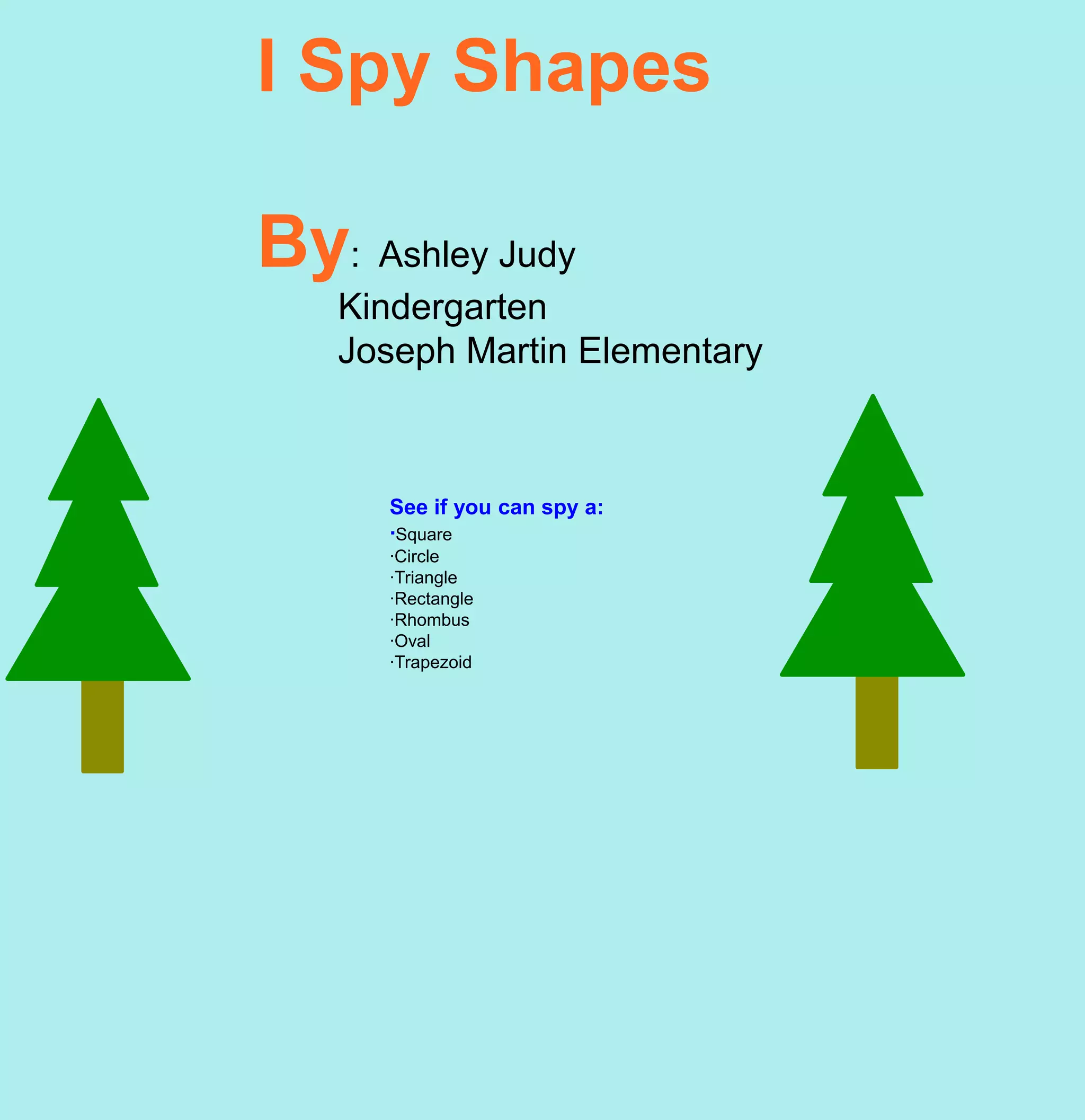 I spy shapes | PDF