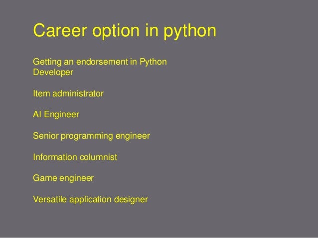 is python best for your career.pptx