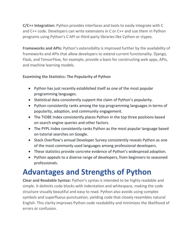 Is Python the Future of Programming | PDF | Programming Languages ...
