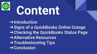 Why does Is qbo online down issue occurs | PPT