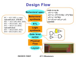 Timing and Design Closure in Physical Design Flows | PPT