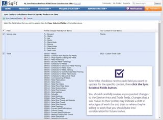iSqFt Best Practices: Updating Directory | PPT
