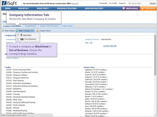 iSqFt Directory Management | PDF