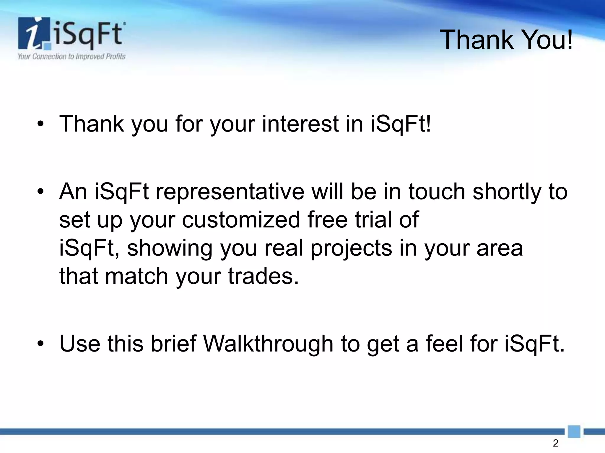 Walkthrough | iSqFt | PPTX
