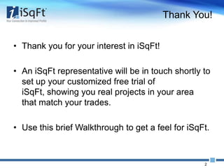 Walkthrough | iSqFt | PPTX
