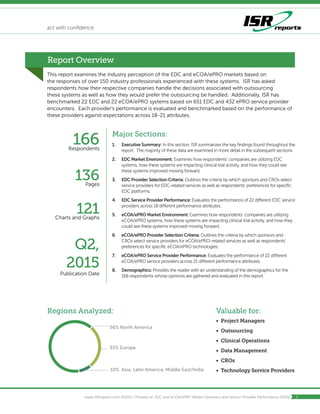 EDC and eCOA/ePRO Market Dynamics and Service Provider Performance ...