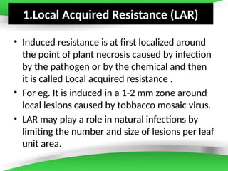 disease resistance in plants through induced mechanism | PPTX
