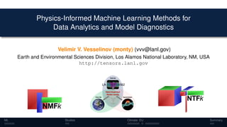 Physics-Informed Machine Learning Methods for Data Analytics and Model Diagnostics | PDF