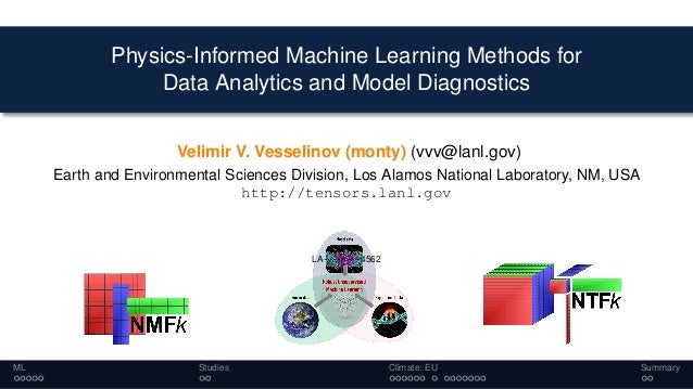 Physics-Informed Machine Learning Methods for Data Analytics and Mode…