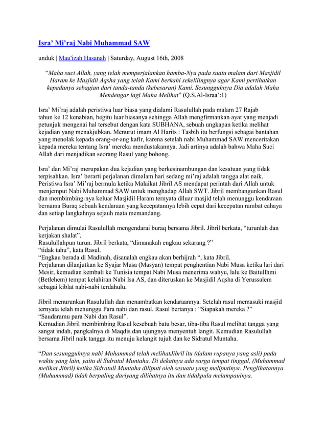 Isra | PDF