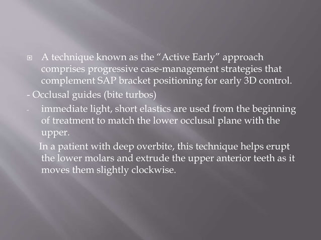 bracket positioning for smile arc protection | PPTX