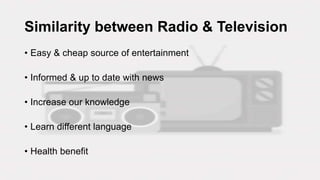 Is radio better than television | PPTX