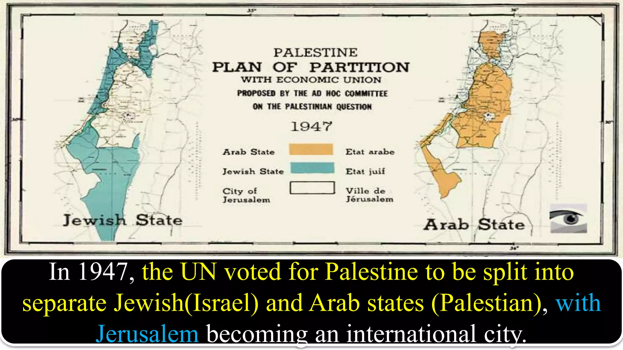 Israel and Palestine war| Facts 2021 | PPTX