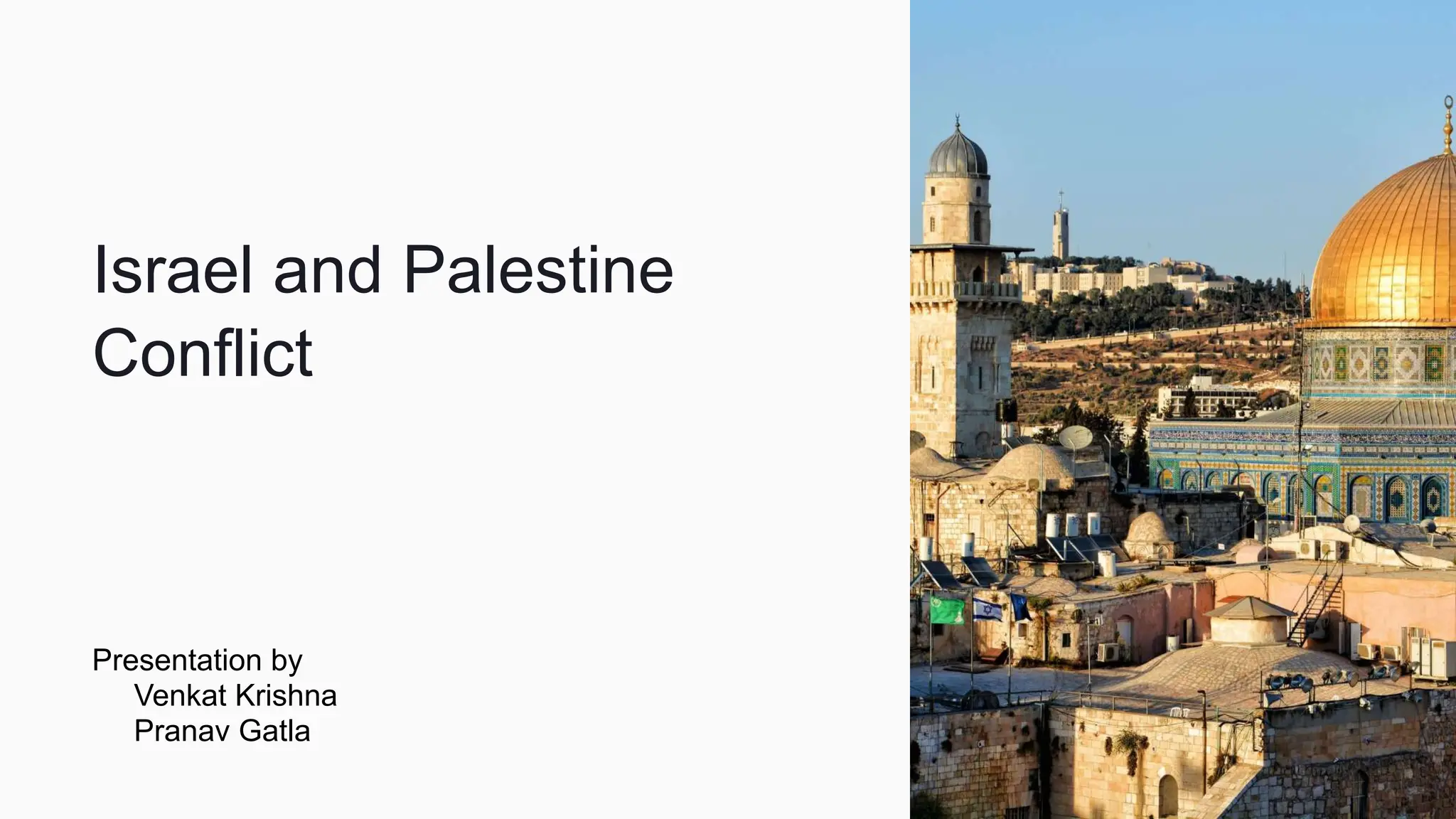 Israel-and-Palestine-Conflict by VenkatKrishna.pptx | Judaism ...