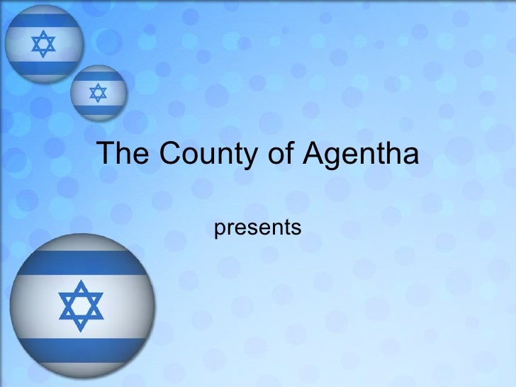Flags and Maps PowerPoint Presentation Template - Israel Flag