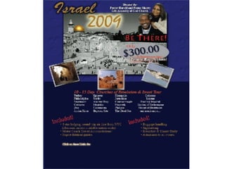 Israel Flyer | PDF