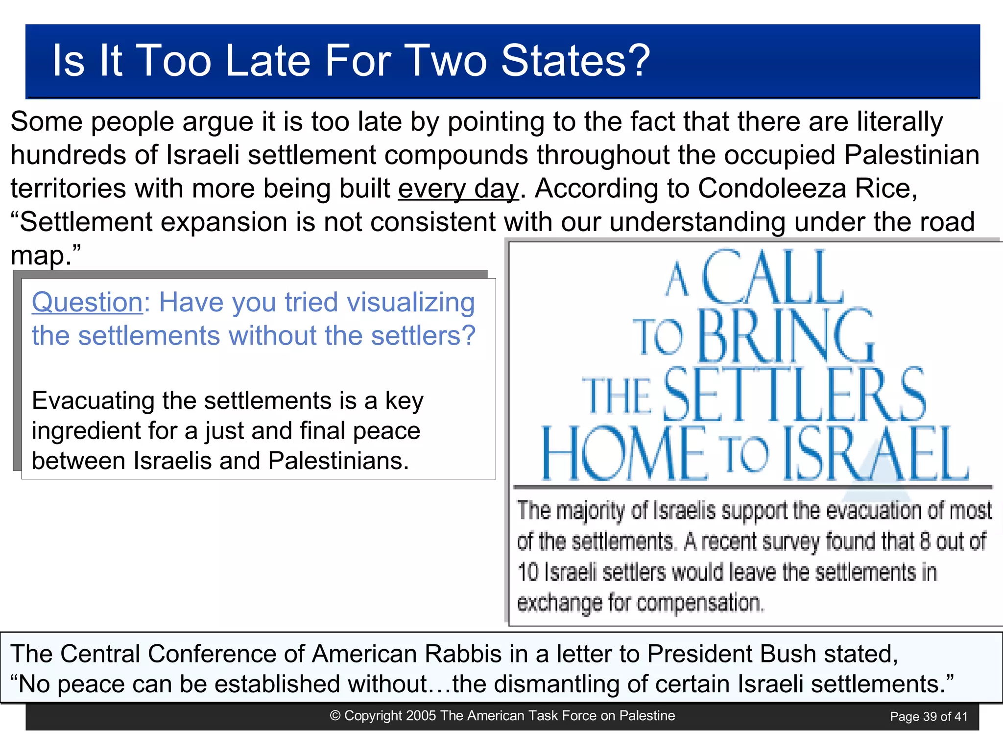 Israel Palestine 101 | PPT