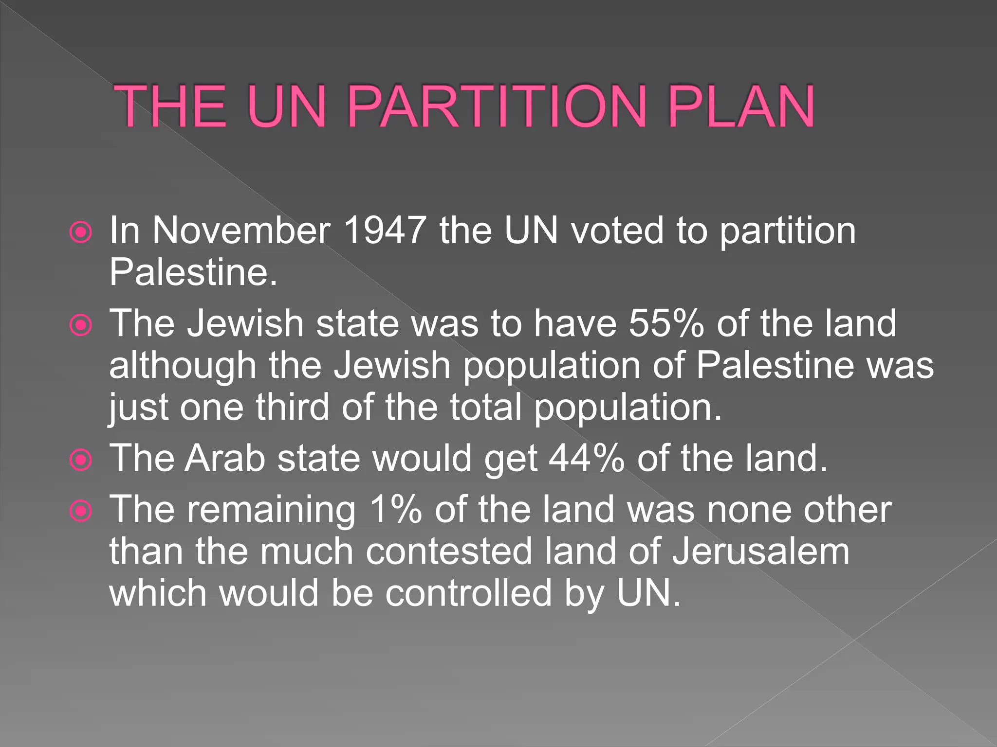 ISRAEL-PALESTINE.ppt introduction issues | PPT