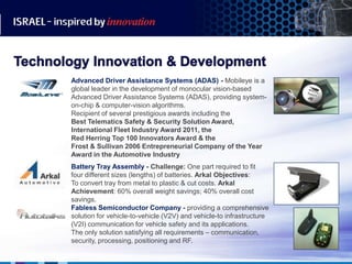 Israel's Automotive Industry-Overview- 2013 | PPT