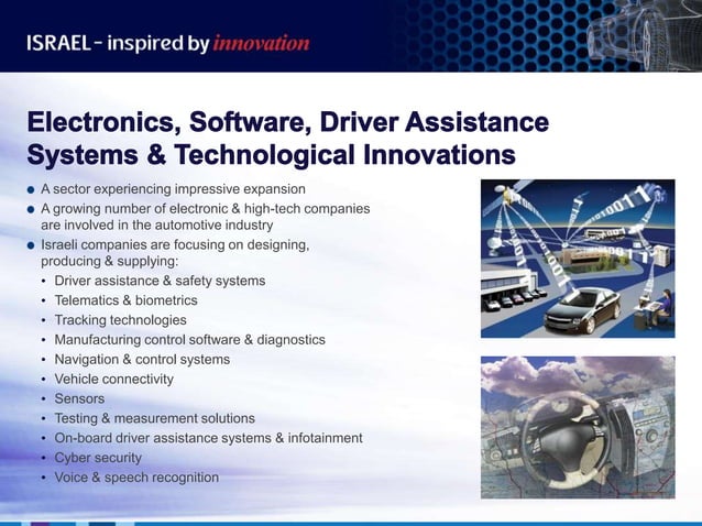 Israel's Automotive Industry-Overview- 2013 | PPT