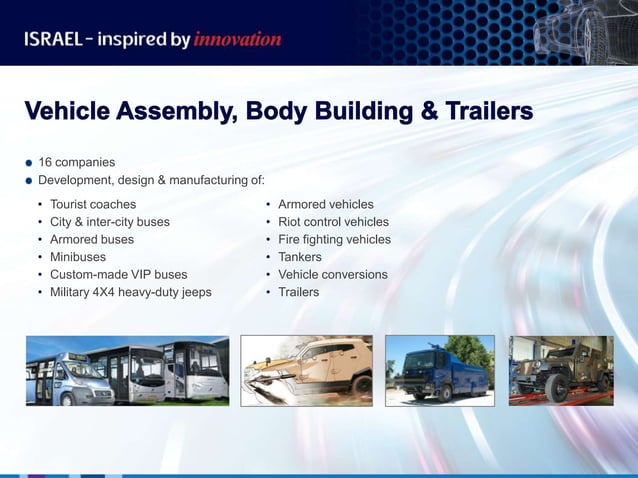 Israel's Automotive Industry-Overview- 2013 | PPT