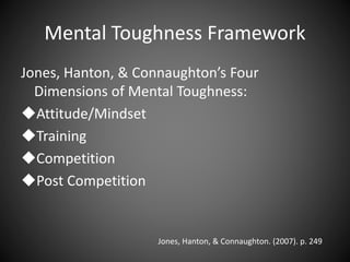 Israel Byrd Mental Toughness Presentation | PPTX