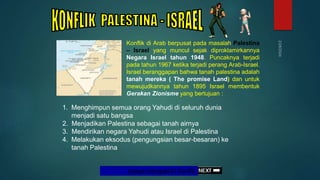 ISRAEL DAN PALESTINA SEJARAH DUA NEGARA ppt | PPT