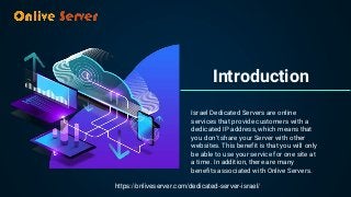 Israel Dedicated Server PPT.pptx