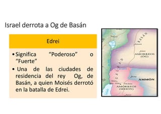 Israel derrota a Og de Basán | PDF