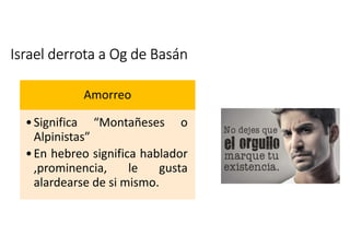 Israel derrota a Og de Basán | PDF