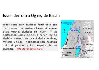 Israel derrota a Og rey de Basán | PDF
