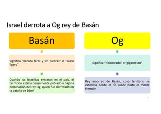 Israel derrota a Og rey de Basán | PDF
