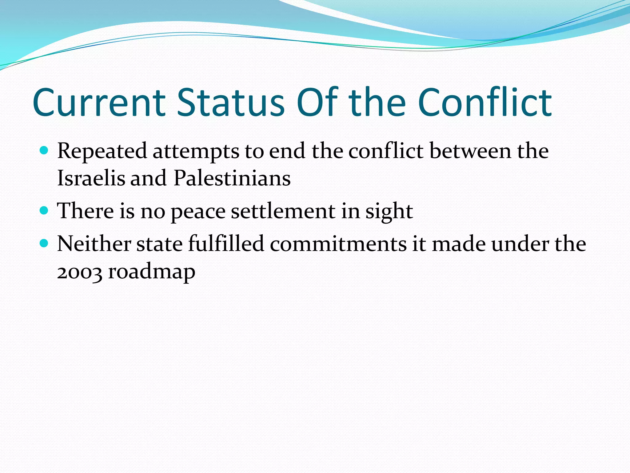 Israeli palestinian conflict | PPT