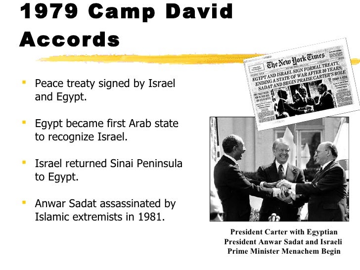 Camp David Accords Document
