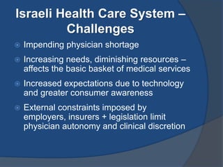 Israeli health care system | PPT
