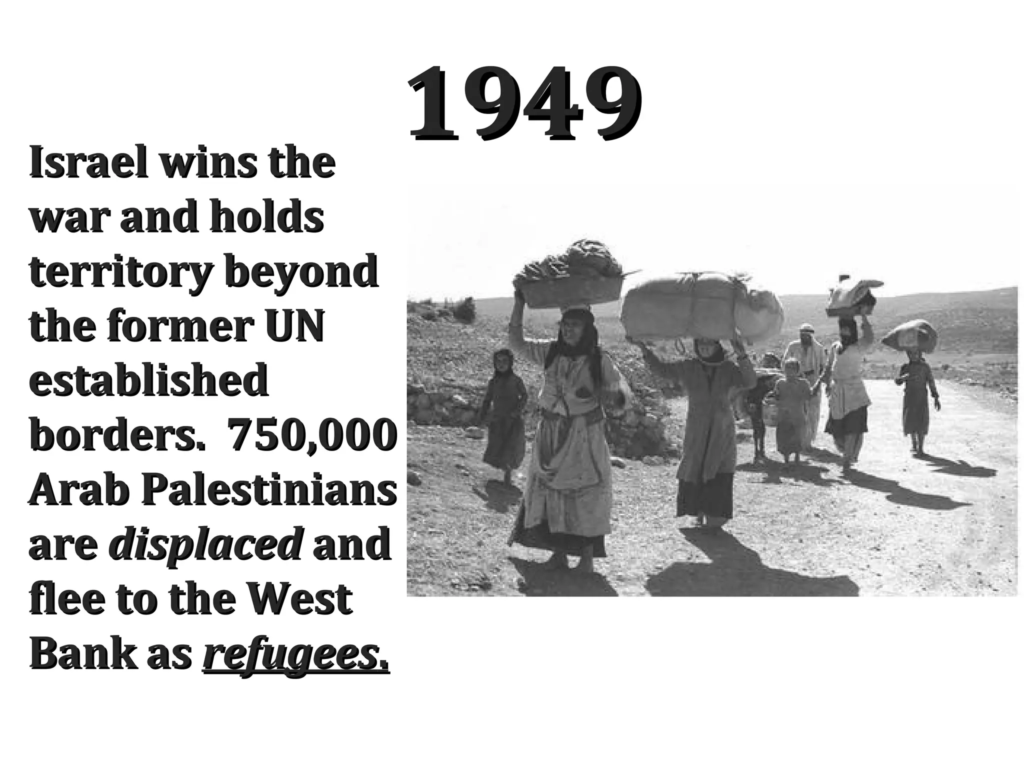 Israeli palestinian timeline | PPT
