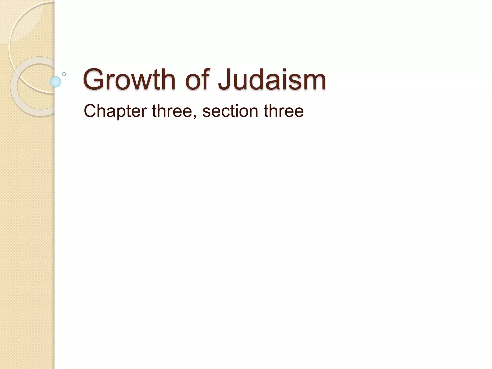 The Ancient Israelites | PPTX