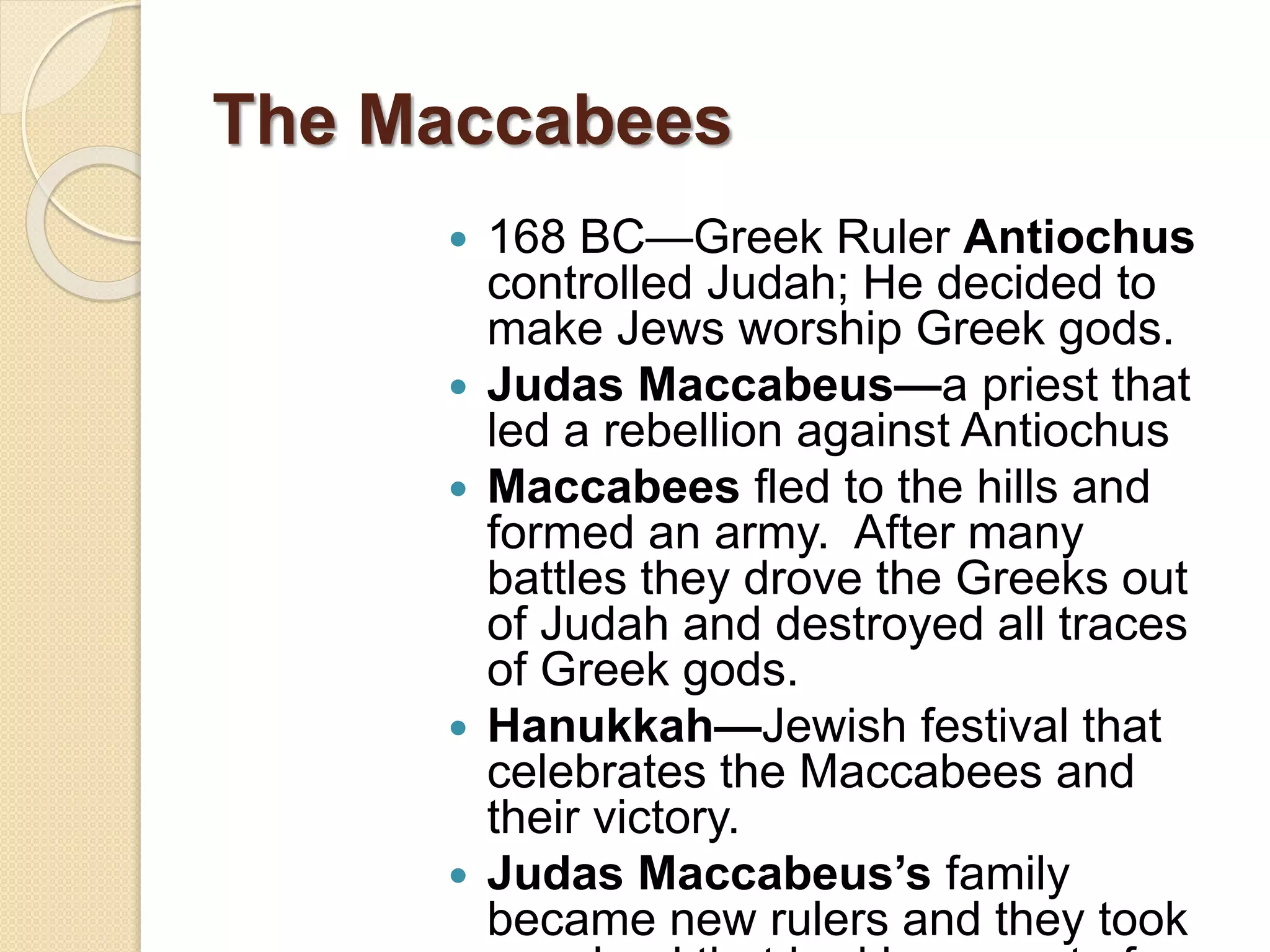 The Ancient Israelites | PPTX