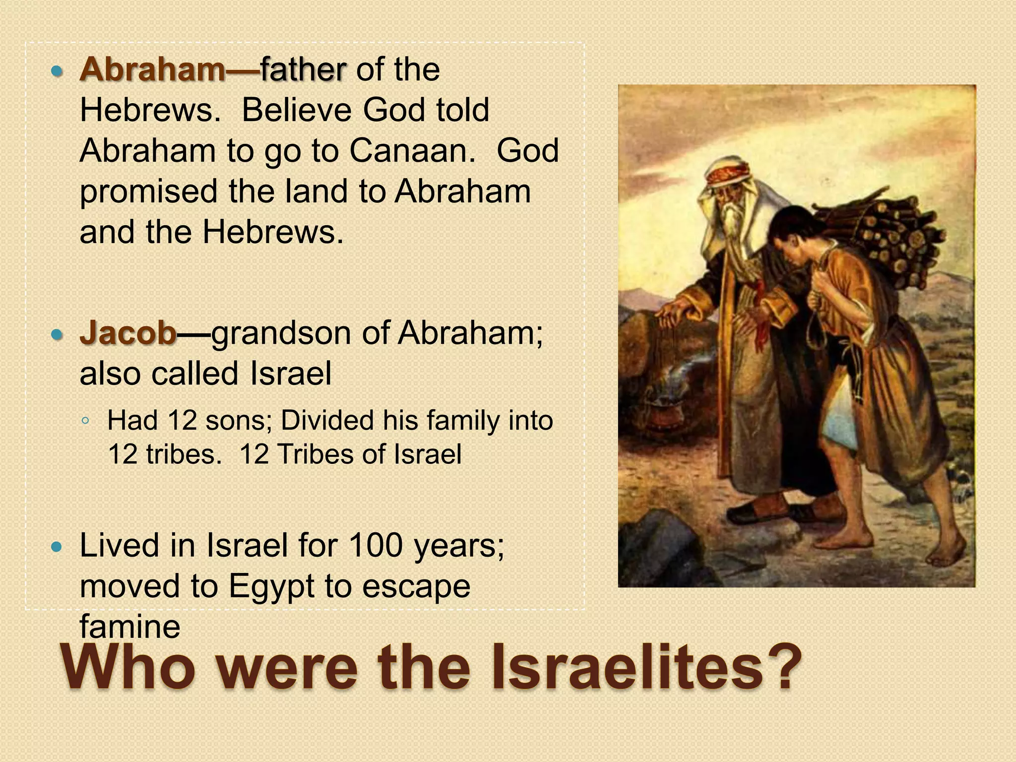 The Ancient Israelites | PPTX