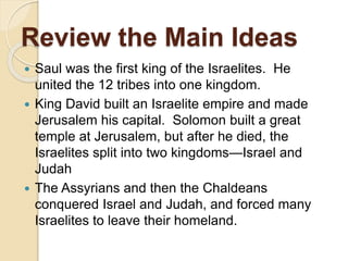 The Ancient Israelites | PPTX