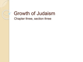The Ancient Israelites | PPTX