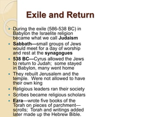 The Ancient Israelites | PPTX