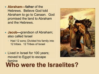 The First Israelites