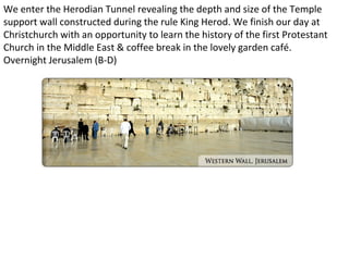 ISRAEL & JORDAN Tour with David & Evelyn McBride in 2014 | PPT