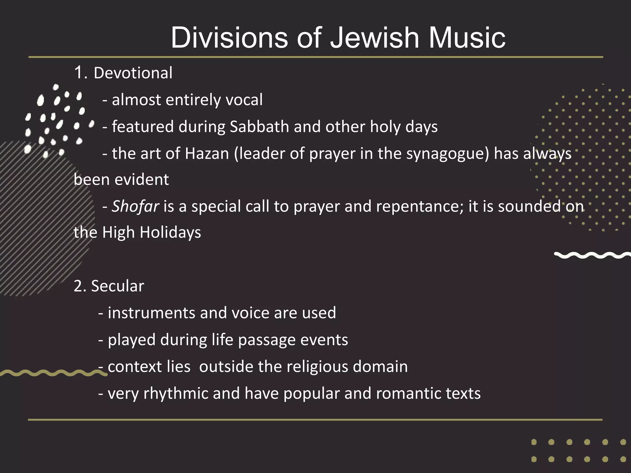 Music Of Israel | PPTX