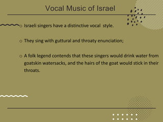 Music Of Israel | PPTX