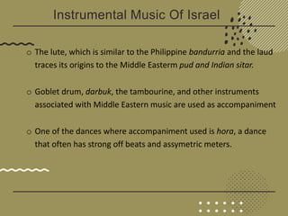 Music Of Israel | PPTX